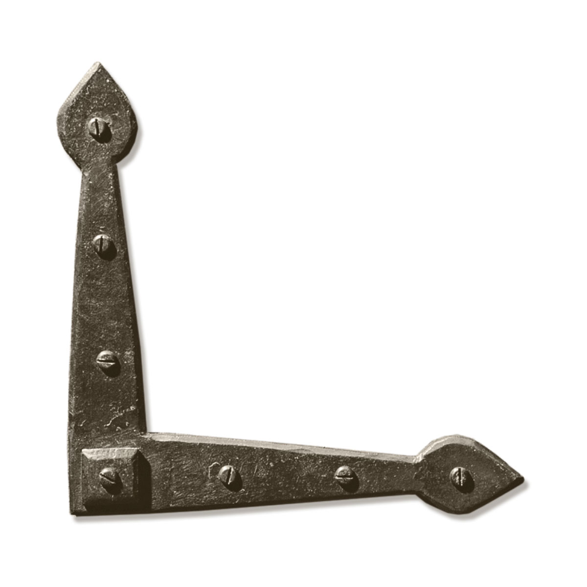 Hardware Renaissance Usa-Hand Forged Iron Corner Brace-Hot Wax Patina