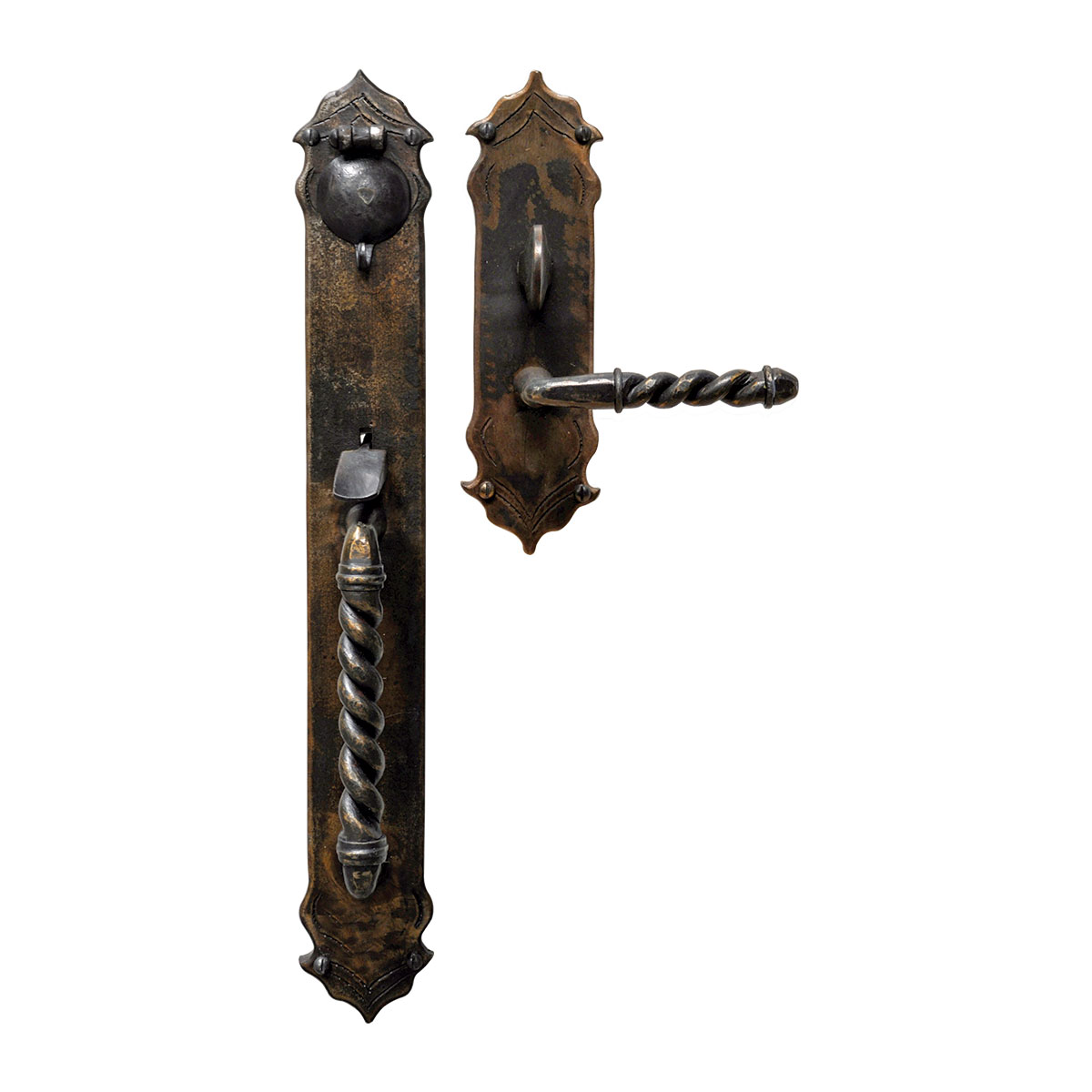 Hardware Renaissance Usa-Hand Forged Iron Avila Thumblatch Mortise ...